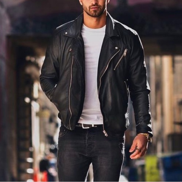 Topman | Jackets & Coats | Mens Leather Jacket | Poshmark